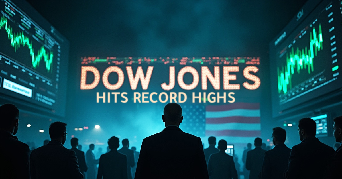 Dow Jones Reaches New Record Highs After Powell Hinted at Rate Cuts