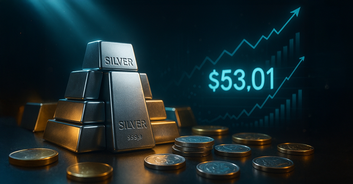Precious Metals Rally; Silver Breaks $53 | Daily TA