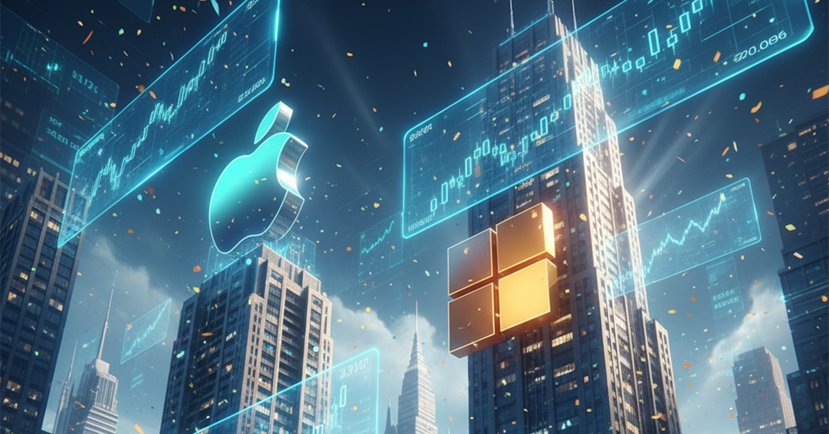 Apple, Microsoft Hit $4 Trillion; US Markets Reach Record Highs ...